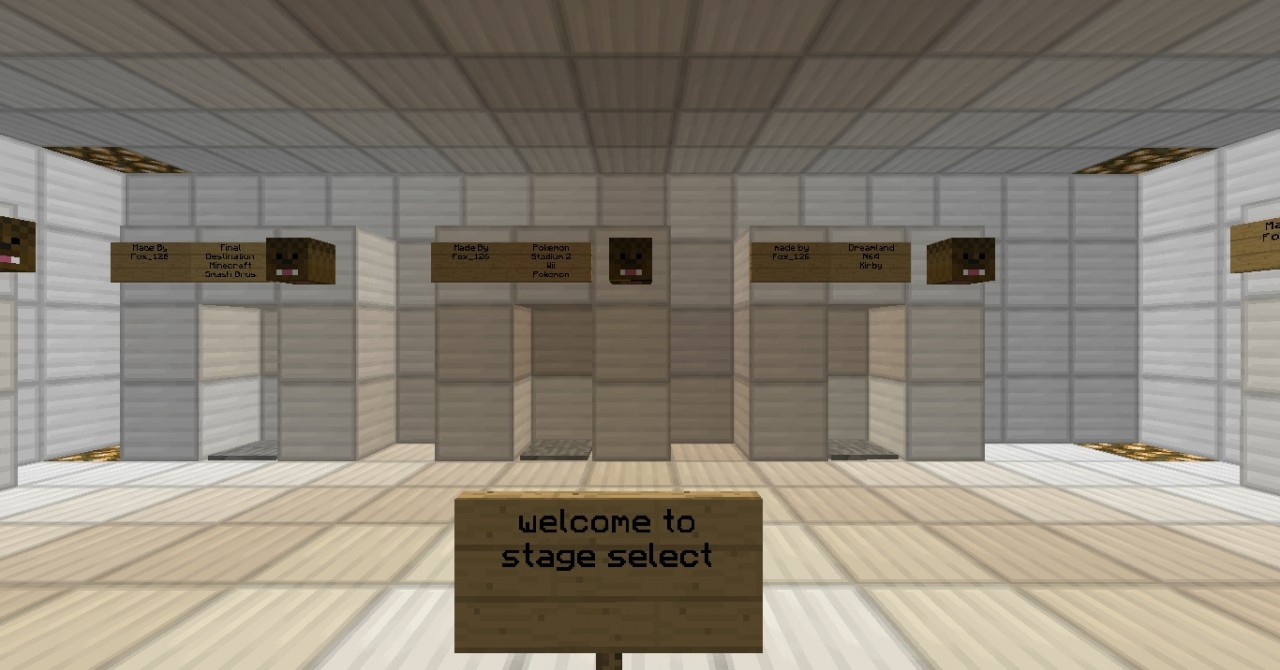 Super Smash Bros Minecraft Map