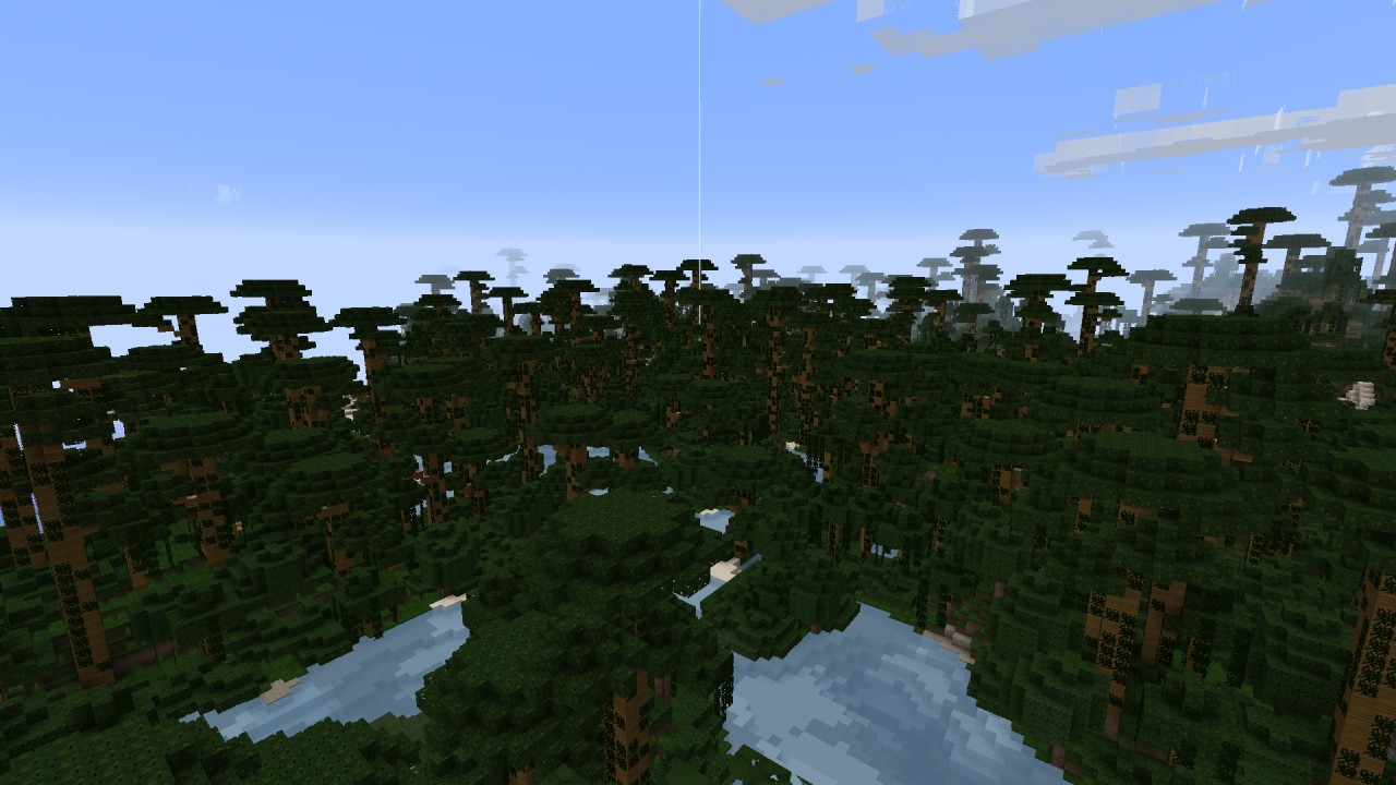 To much wood jungle biome Minecraft Map