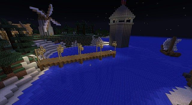 viking seaport and village Minecraft Map