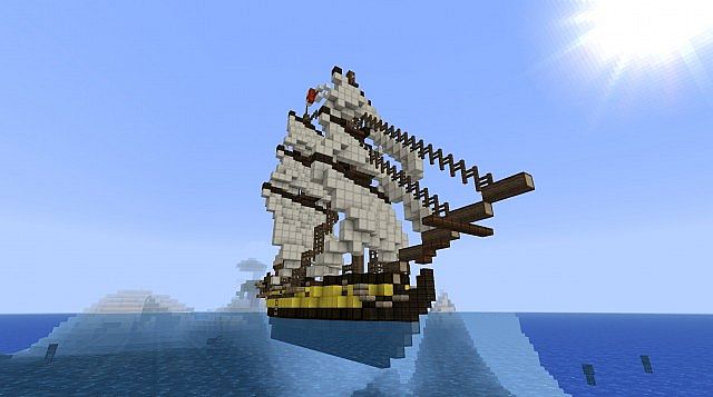 HMS Hammerhead - 12 gun brig Minecraft Map