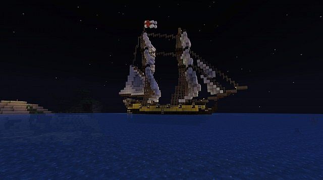 HMS Hammerhead - 12 gun brig Minecraft Map