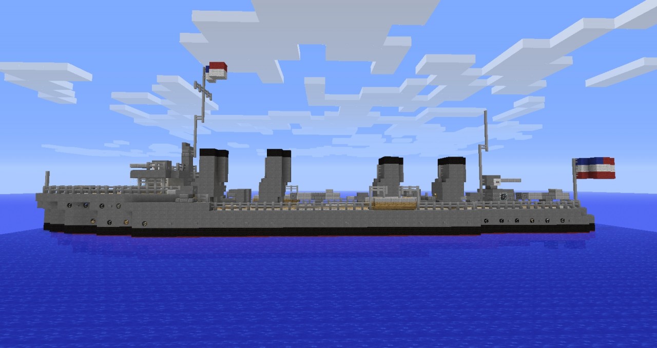 USS Bainbridge (DD-1) Minecraft Map