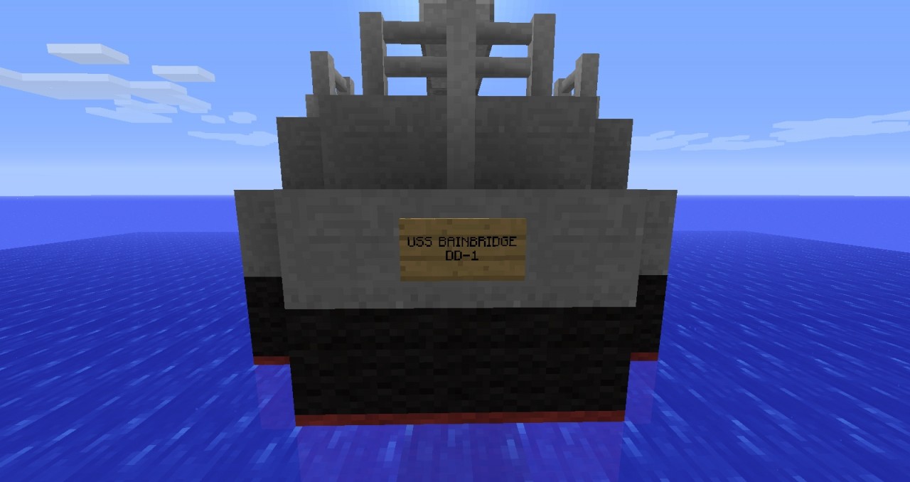USS Bainbridge (DD-1) Minecraft Map