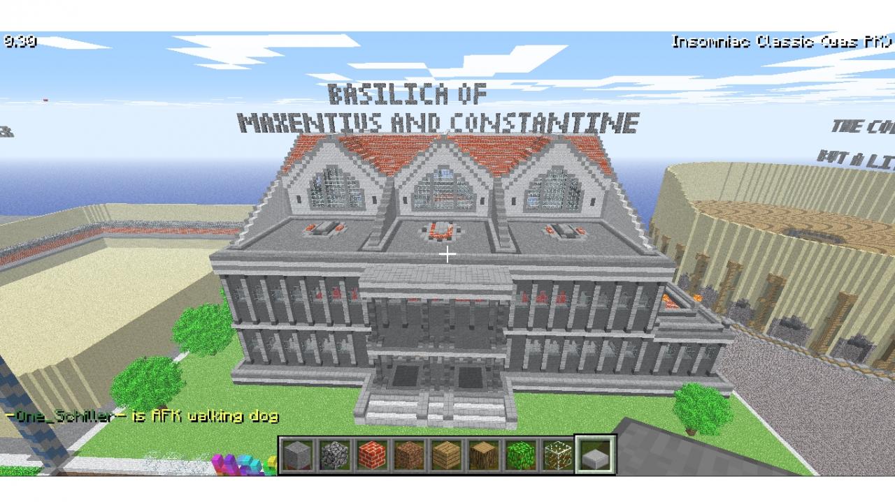 Basilica of Maxentius and Constantine Minecraft Map