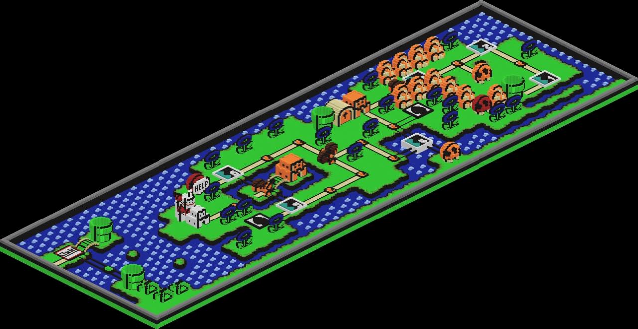 Super Mario 3 Big Island Minecraft Map