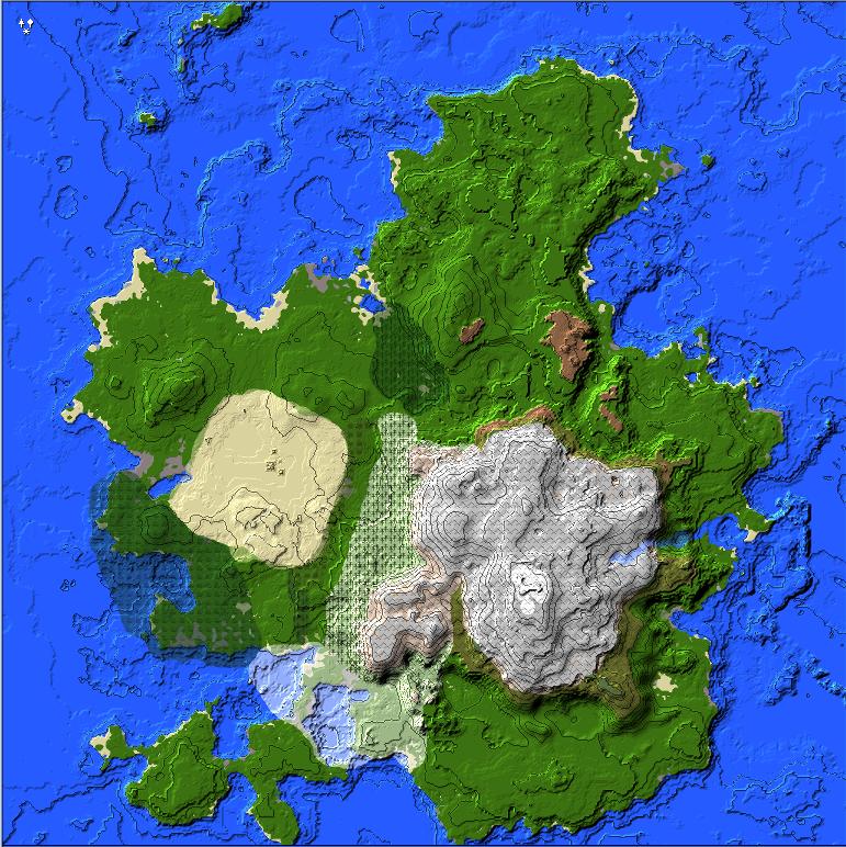The creation of The Horizon Minecraft Map