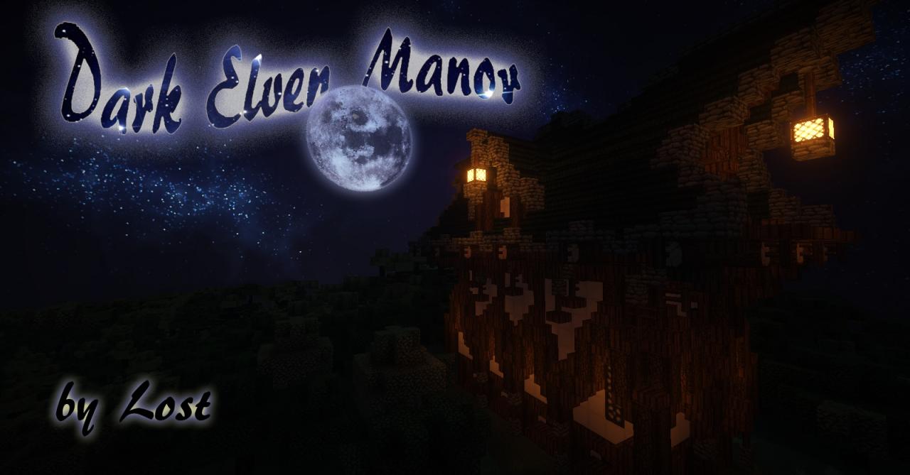 Small Dark Elven Manor Minecraft Map