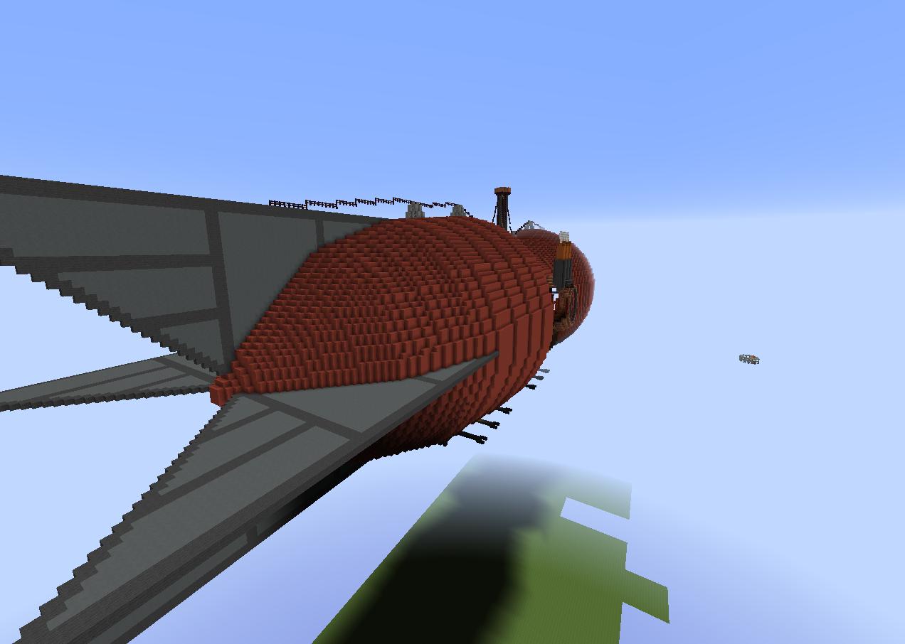 Fire Nation Airship - [Avatar: The Last Airbender] Minecraft Map