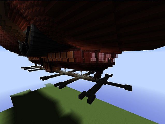 Fire Nation Airship - [Avatar: The Last Airbender] Minecraft Map