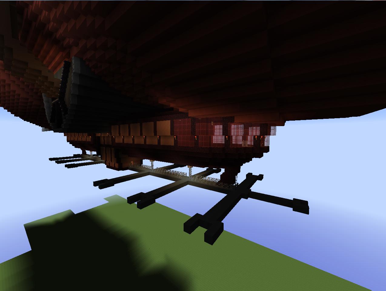 Fire Nation Airship - [Avatar: The Last Airbender] Minecraft Map