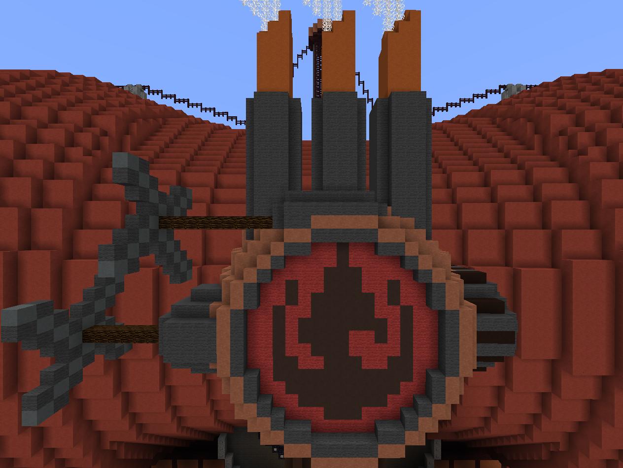 Fire Nation Airship - [Avatar: The Last Airbender] Minecraft Map