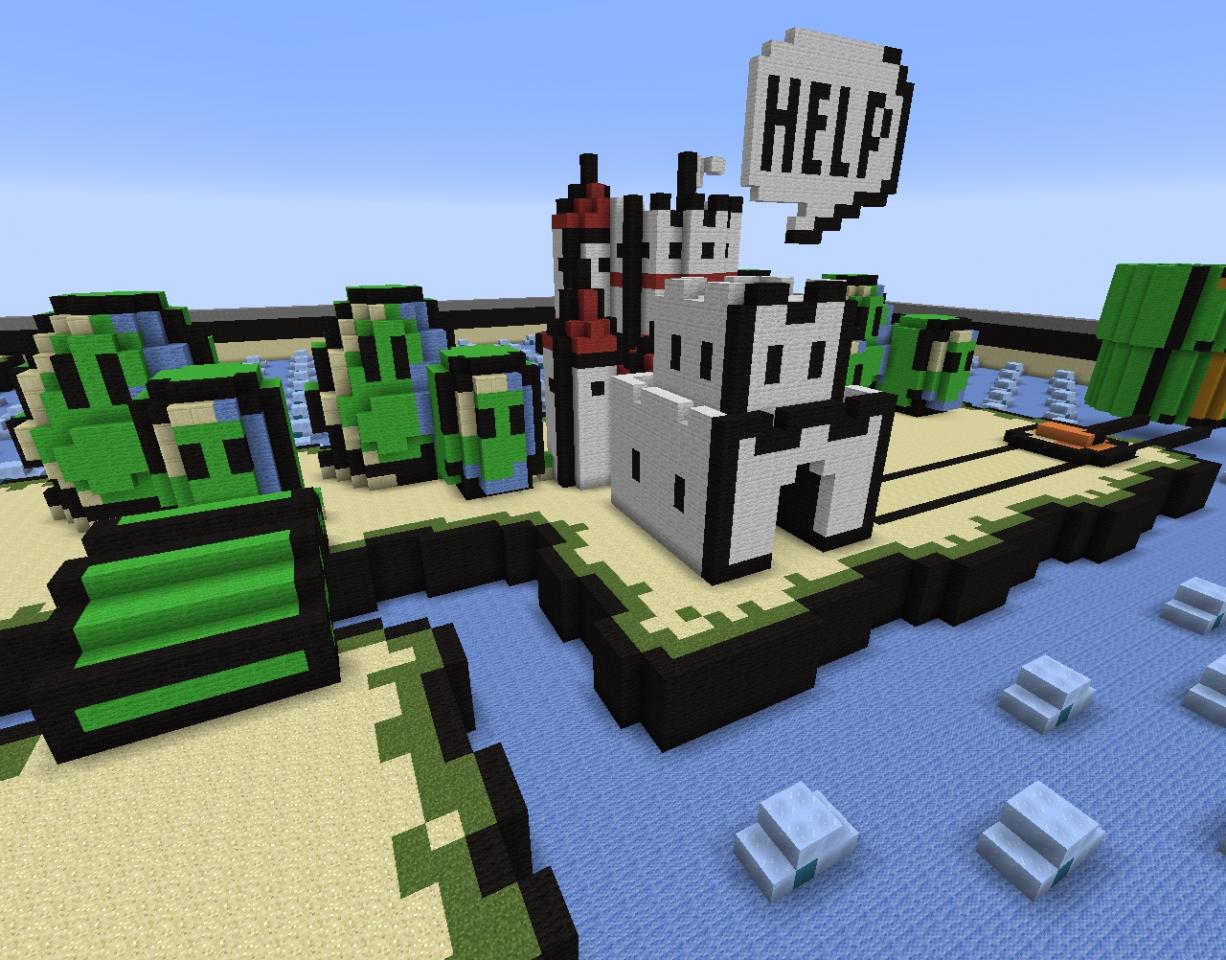 Super Mario 3 Ocean Side Minecraft Map