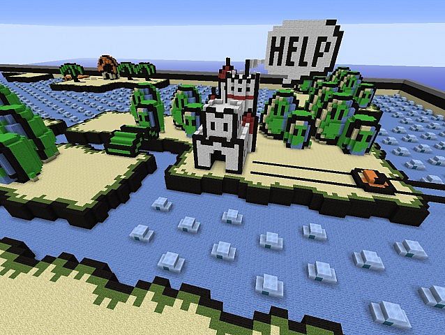 Super Mario 3 Ocean Side Minecraft Map