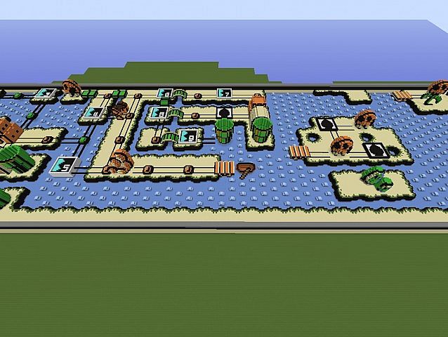 Super Mario 3 Ocean Side Minecraft Project