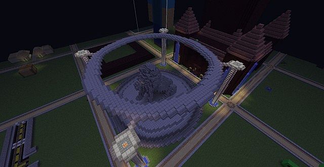Lion Statue Minecraft Map