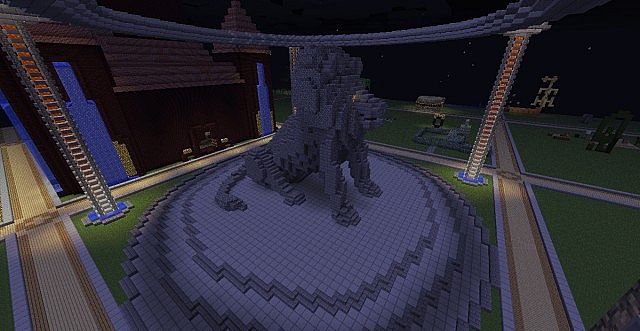 Lion Statue Minecraft Map