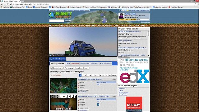 Mini Cooper Minecraft Map