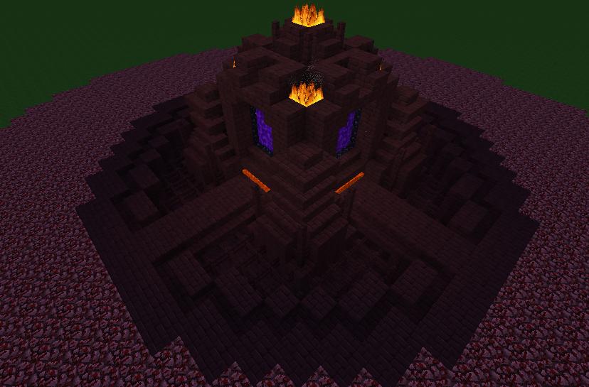 NETHER SPAWN piekło Minecraft Map