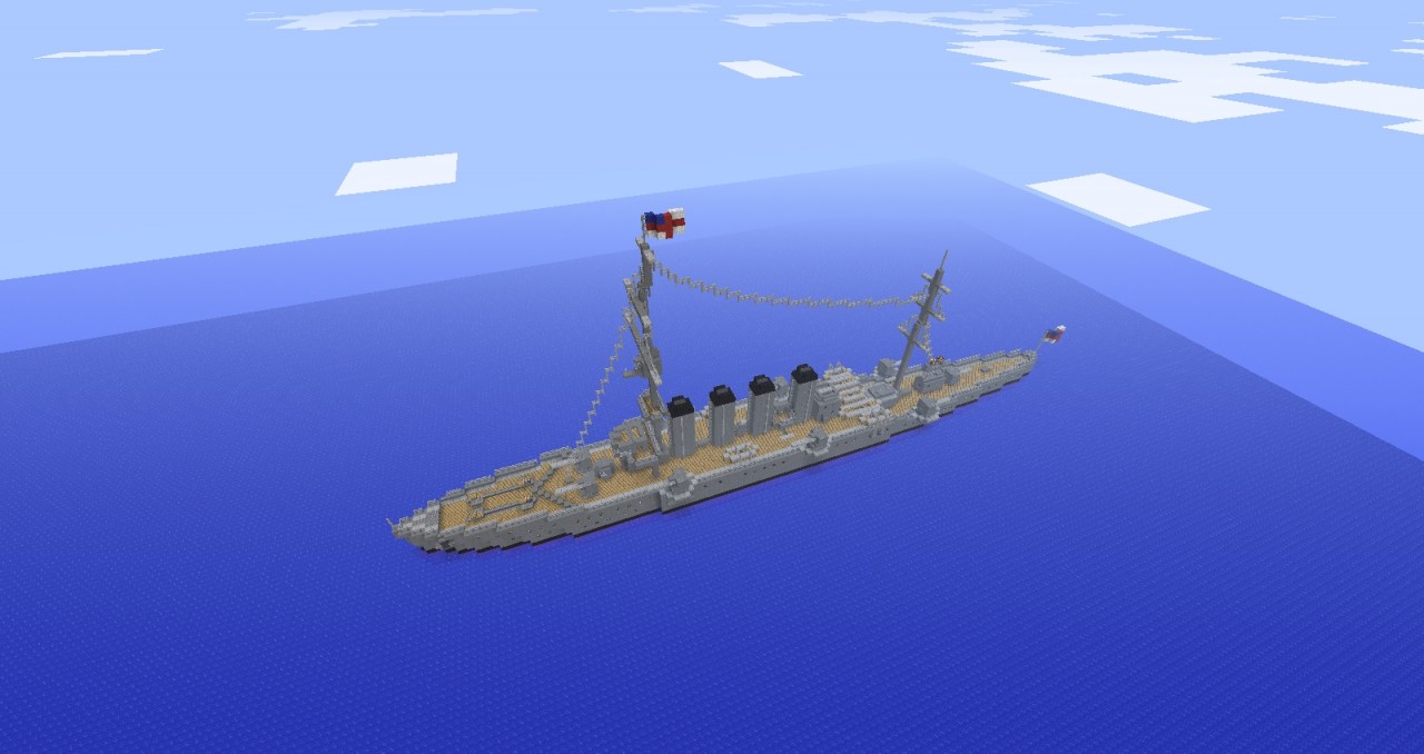 HMS Nottingham 2.0 Minecraft Map