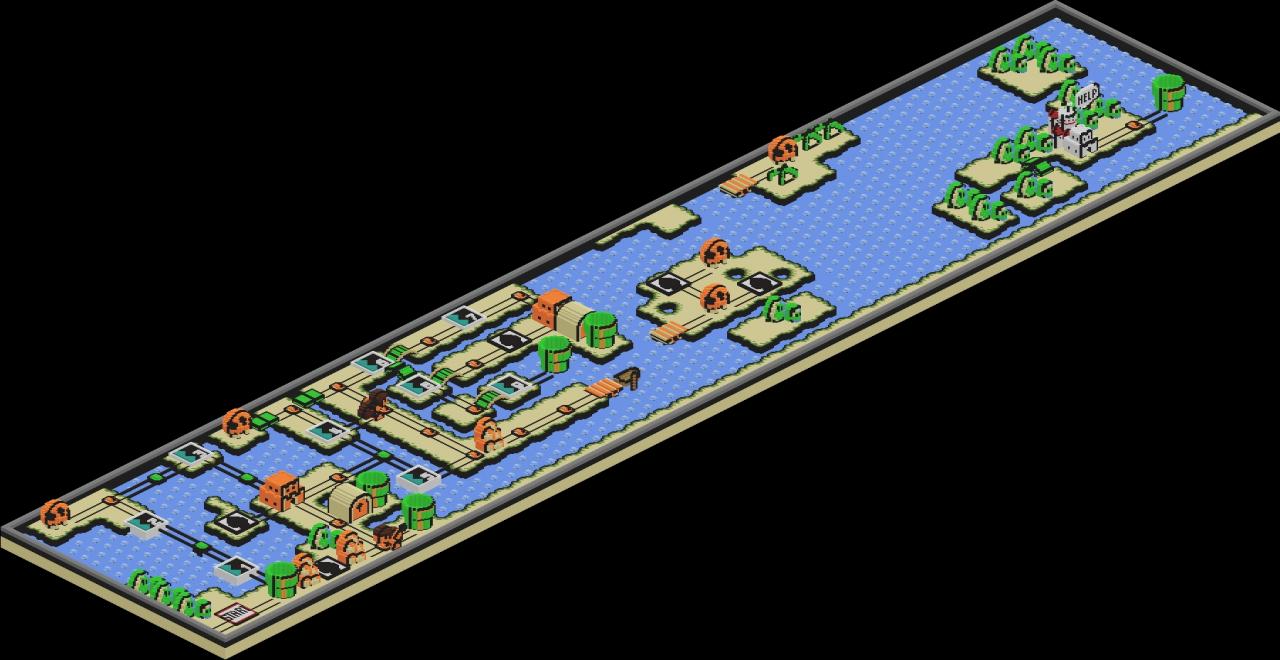 Super Mario 3 Ocean Side Minecraft Map