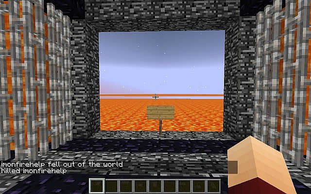 lava world Minecraft Map