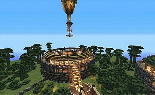 Spleef Arena with Seats Minecraft Map