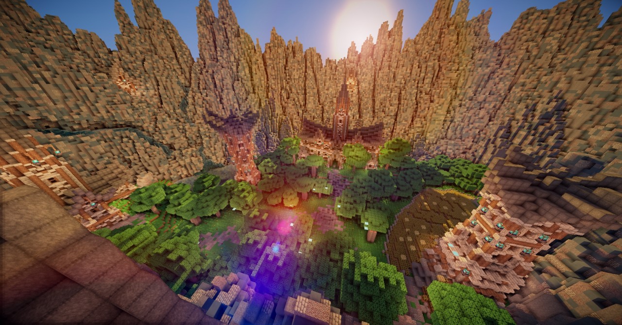 Game Map - Aurora Network V2 Minecraft Map