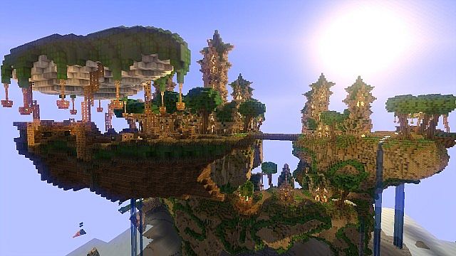 Elven City Of Ethrow Minecraft Map