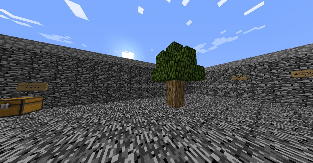 Bedrock Cage Survival Map Minecraft Map