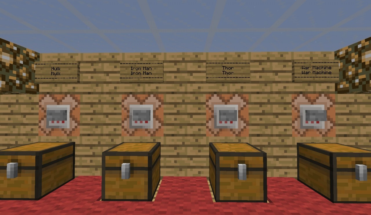 Marvel Heroes Mash Out! Minecraft Map