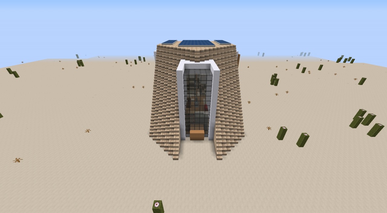 Dune- An A-framed house Minecraft Map