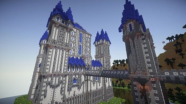 Castle Blue-Spawn of Sharpnesscraft! Minecraft Map