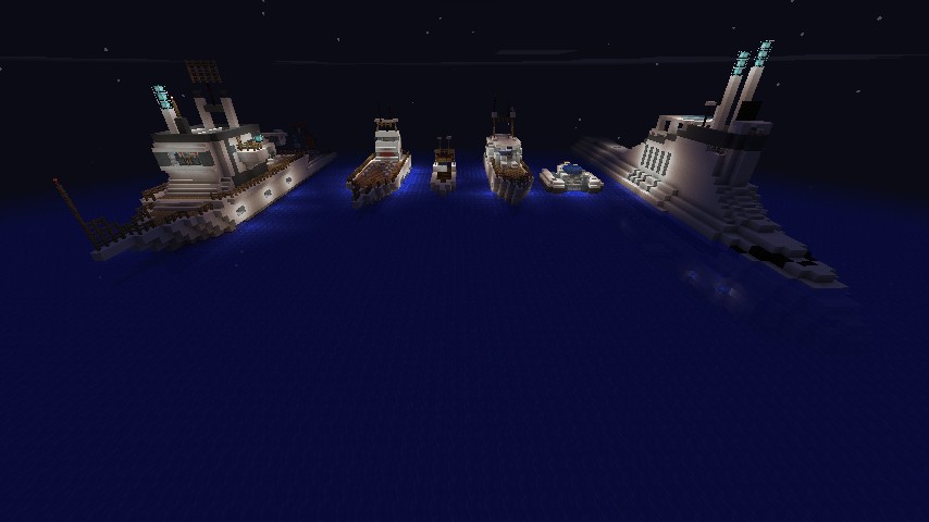 Migaloo Mega Submarine Yacht & Quartz Fleet Minecraft Map