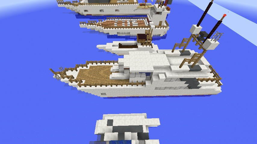 Migaloo Mega Submarine Yacht & Quartz Fleet Minecraft Map
