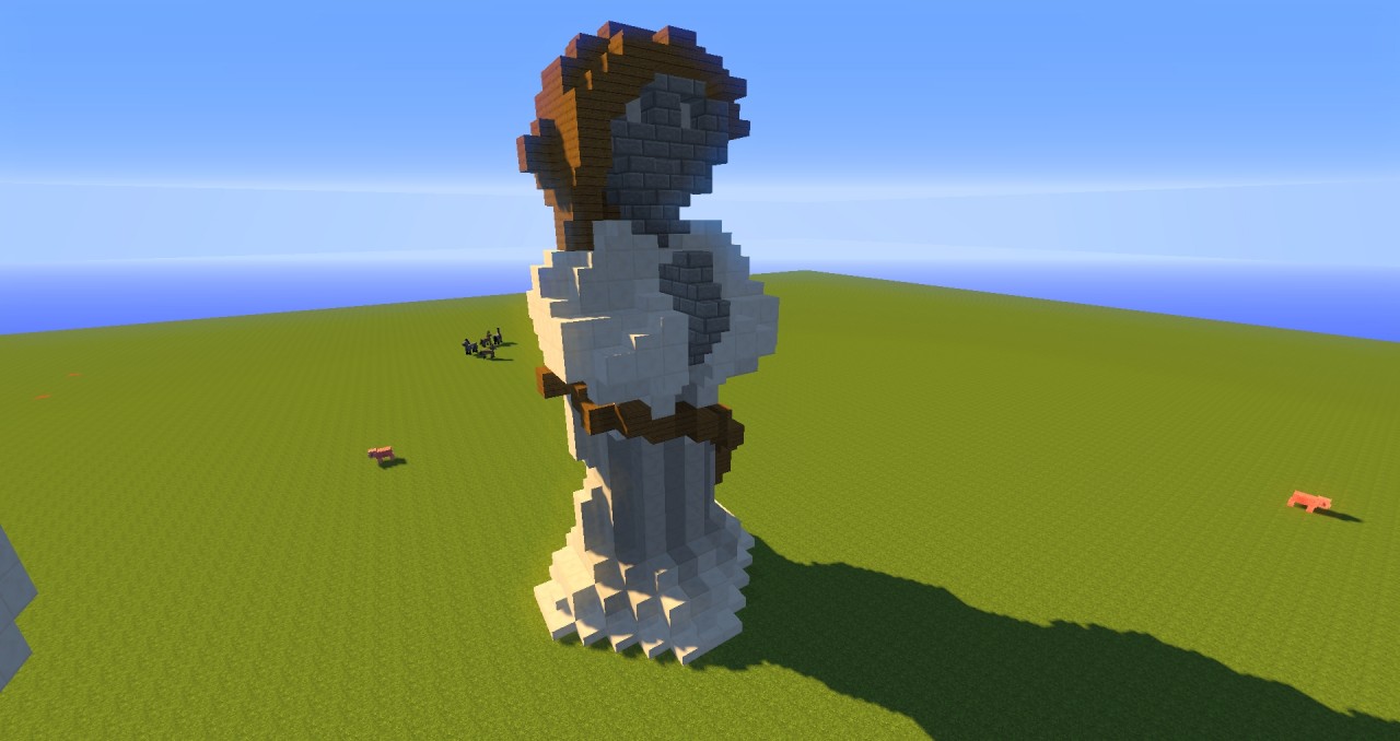 Female Priest Statue Minecraft Map