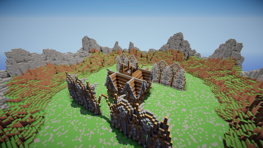 Medieval/Nordic Spawn Minecraft Map