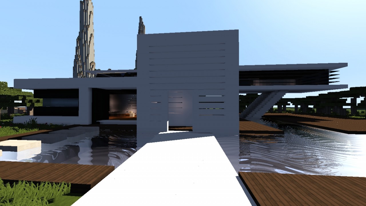 Modern house MAP Minecraft Map