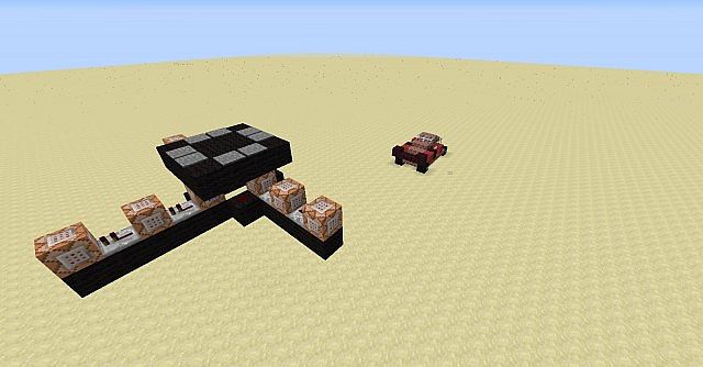 remote controled redstone car Minecraft Map