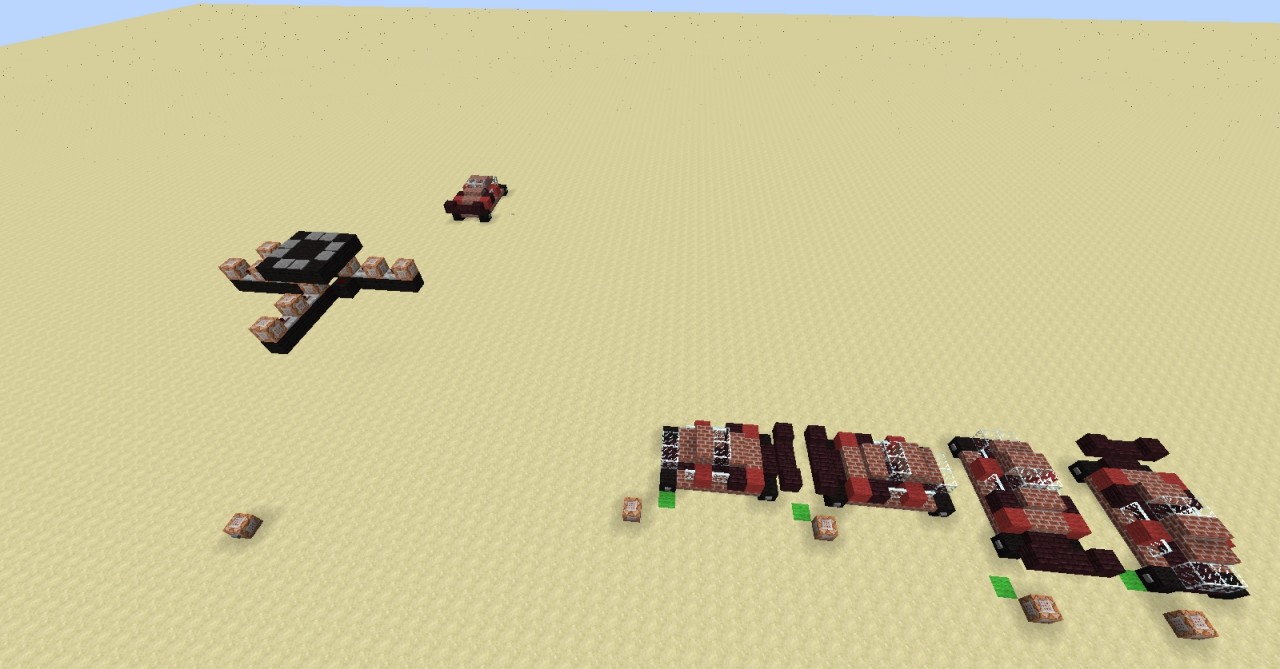 remote controled redstone car Minecraft Map