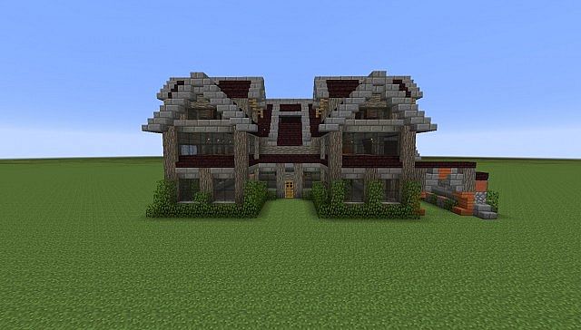 a large two floor home Minecraft Map