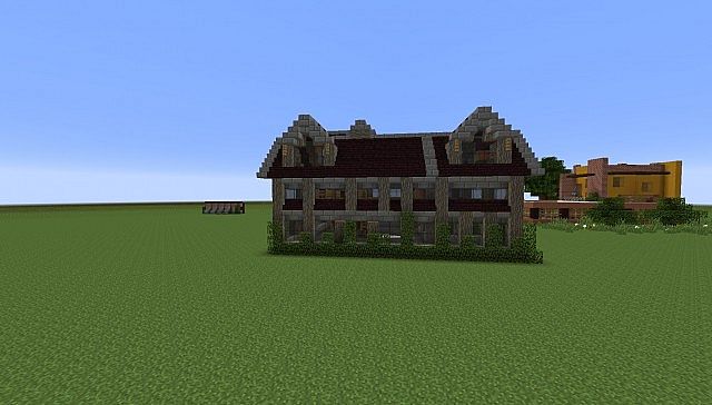 a large two floor home Minecraft Map