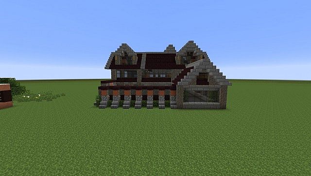 a large two floor home Minecraft Map