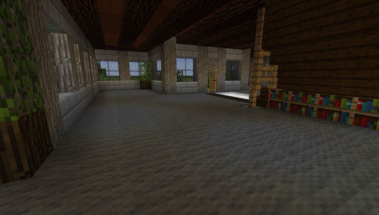 a large two floor home Minecraft Map
