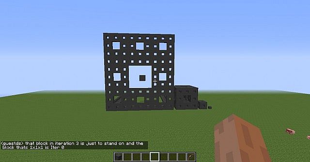 Menger Sponge on Iteration 3 (might make 4) Minecraft Map