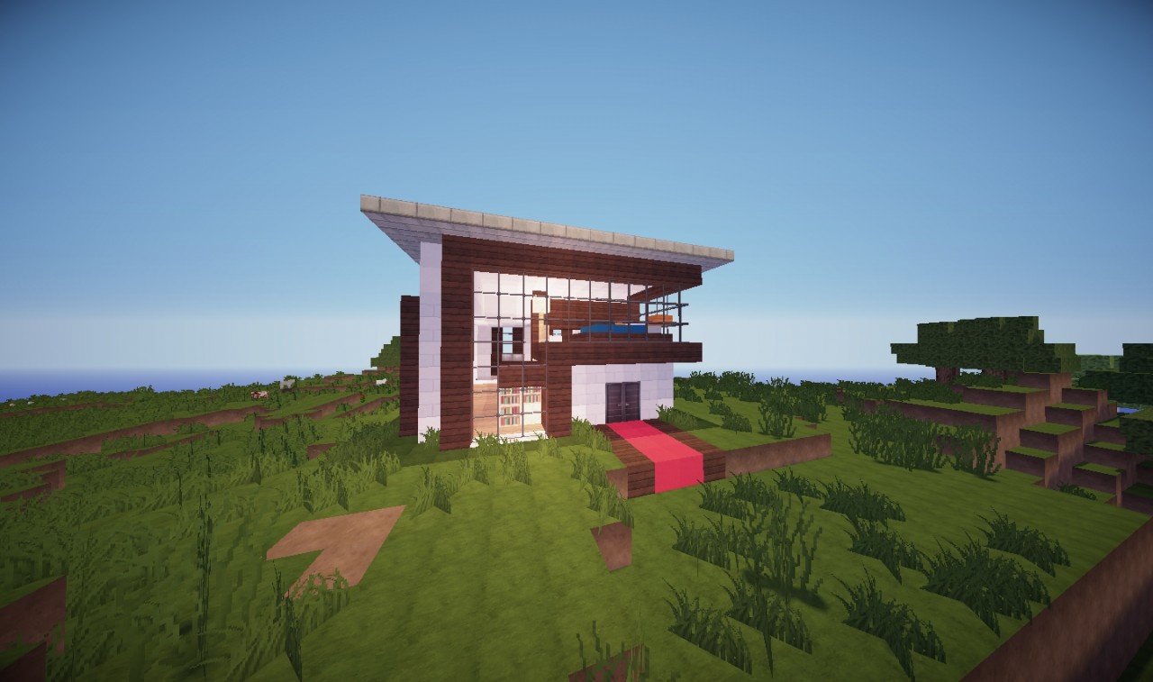 Basic Modern House Minecraft Map