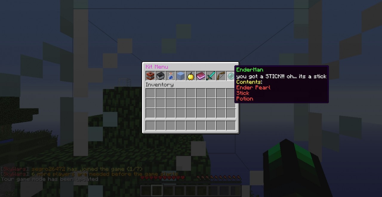 Grenade Sky Wars Minecraft Server