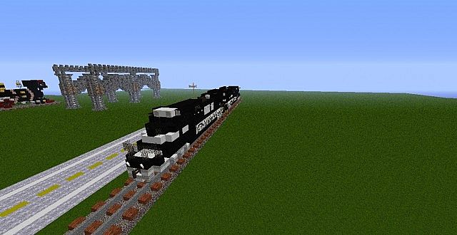 [Minecraft vehicles] Diesel locomotives Minecraft Map
