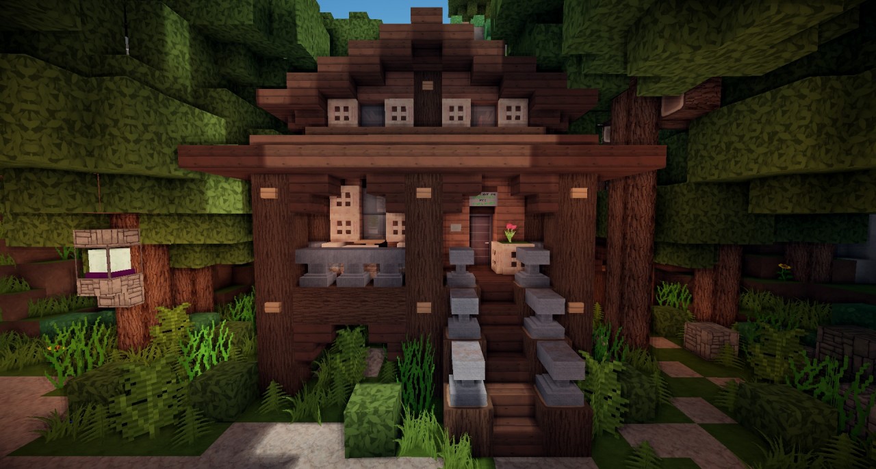 Log Cabin, RV & Tents | WoK Minecraft Map