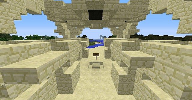 Desert Server Spawn/Ruins Minecraft Map