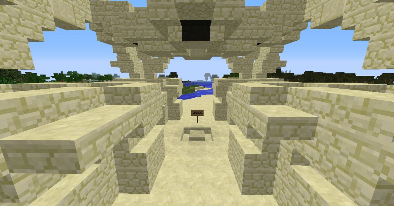 Desert Server Spawn/Ruins Minecraft Map